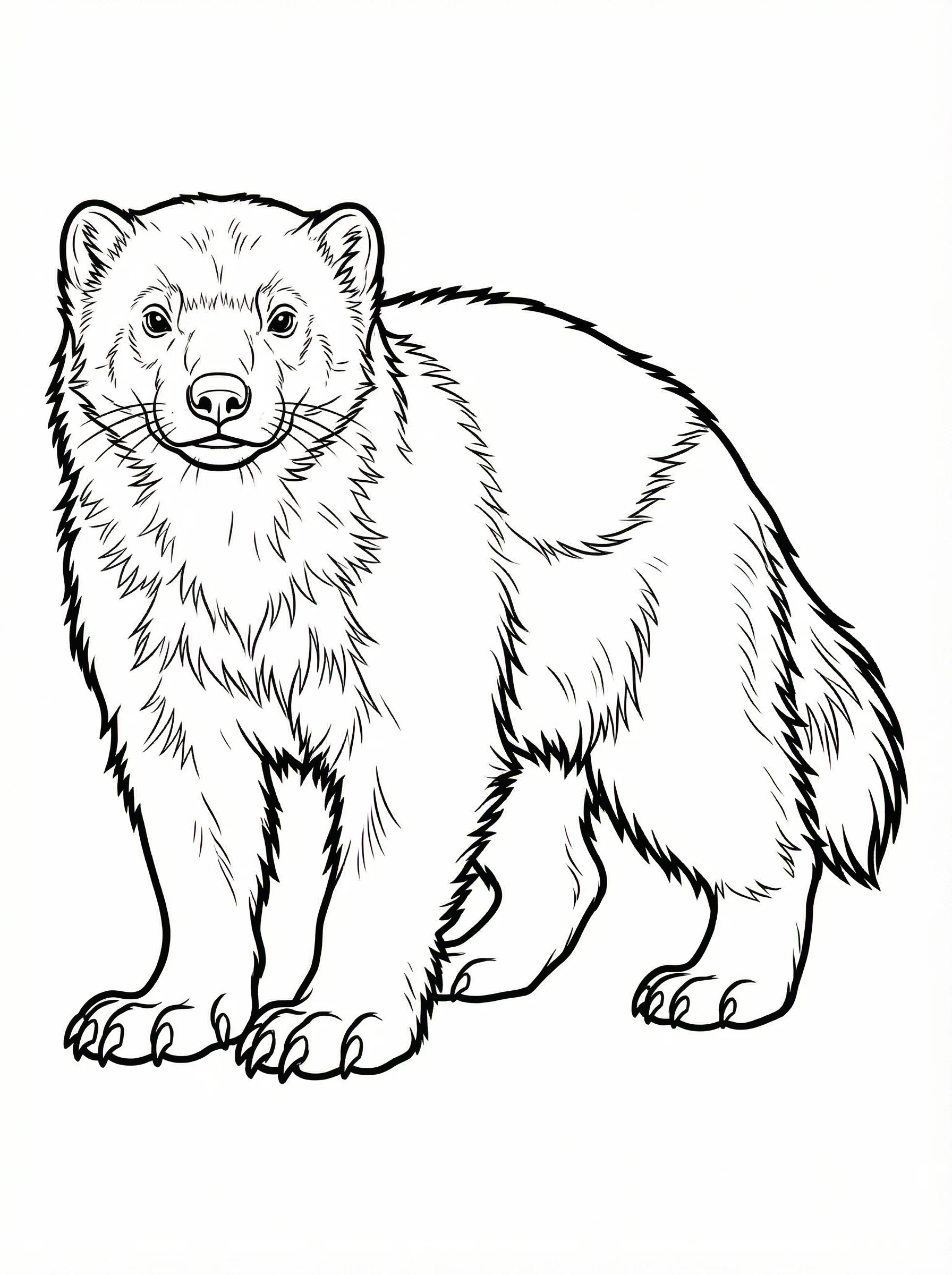 Wolverine Coloring Page
